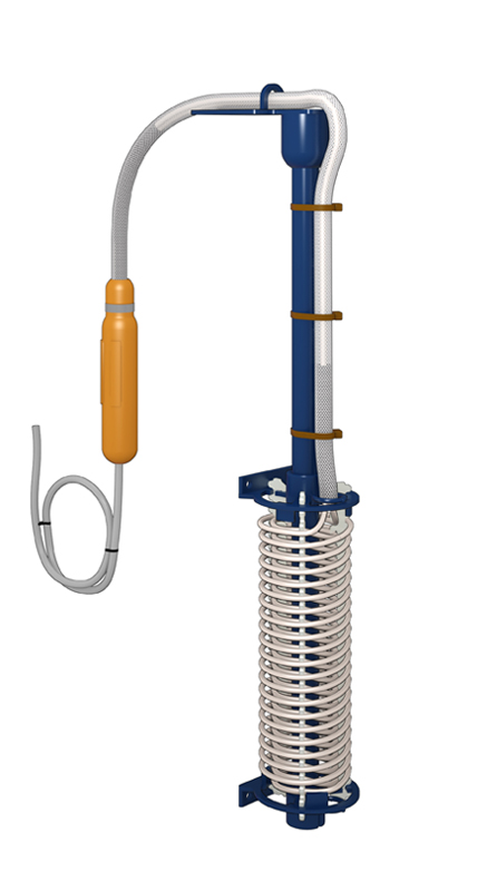 Cylindrical immersion heater, assembly type R